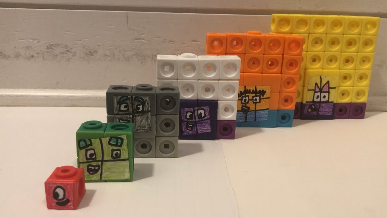 Number Blocks Square Club - YouTube