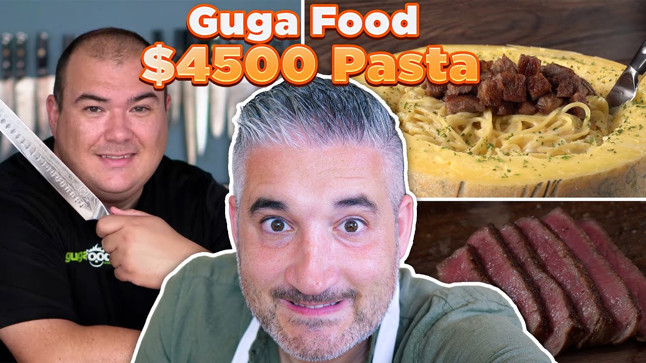 Italian Chef Reacts to @GugaFoods $4500 Pasta - YouTube