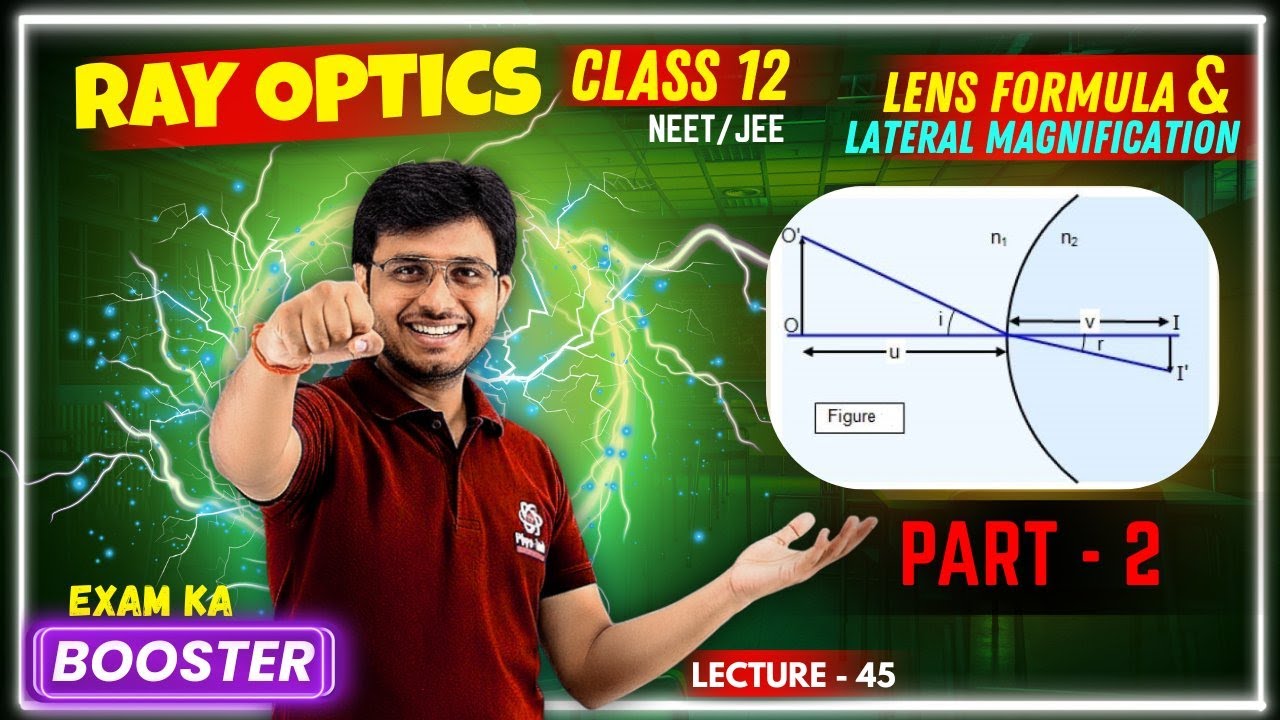 Class 12 Board: Lens Formula & Lateral Magnification | Ray Optics NEET ...