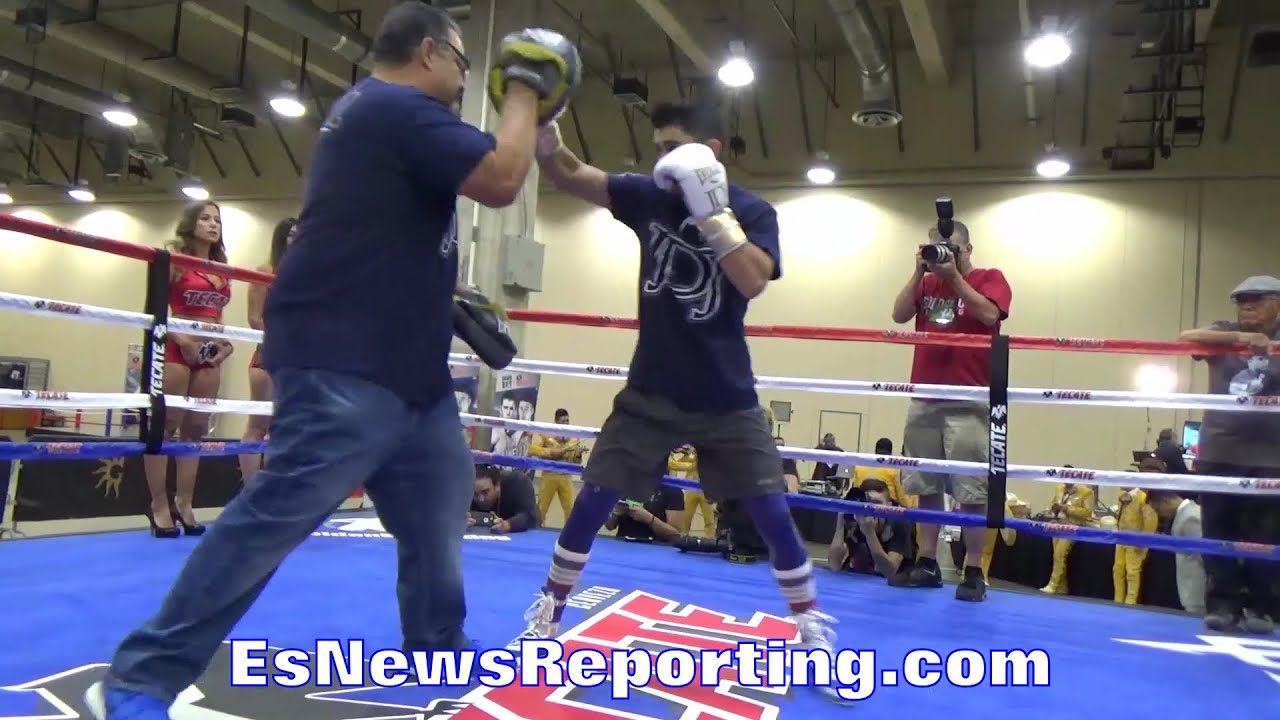 JOSEPH DIAZ JR MITT WORK FOR ANDREW CANCIO HBO PPV FIGHT - EsNews ...