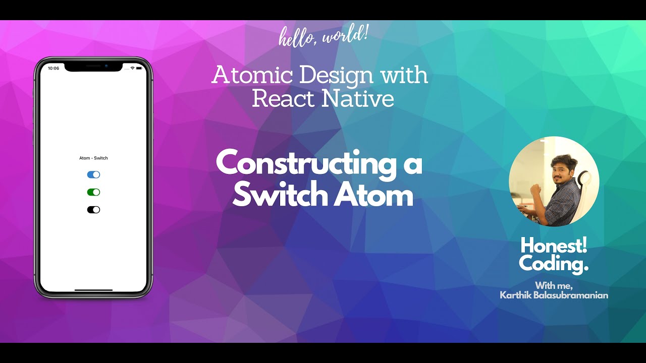 Constructing A Switch Atom In React Native Youtube 6915