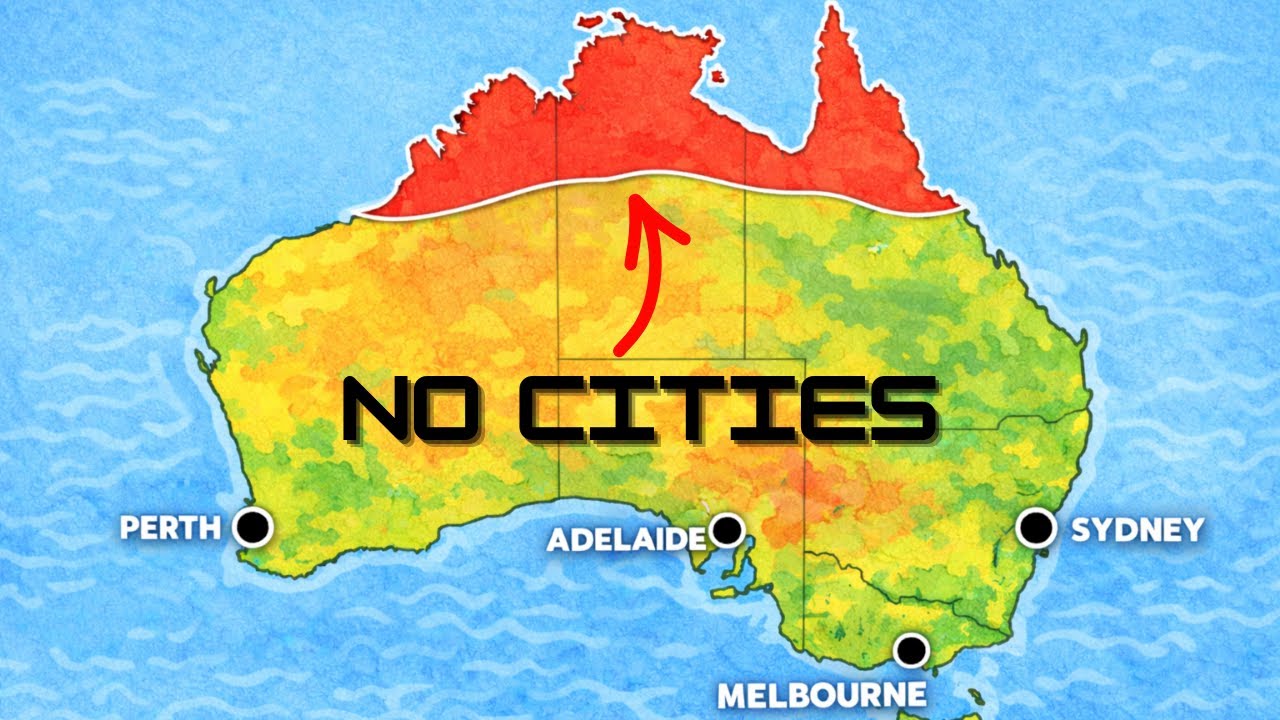The Empty North: Why Australia’s Cities Stopped in the South - YouTube
