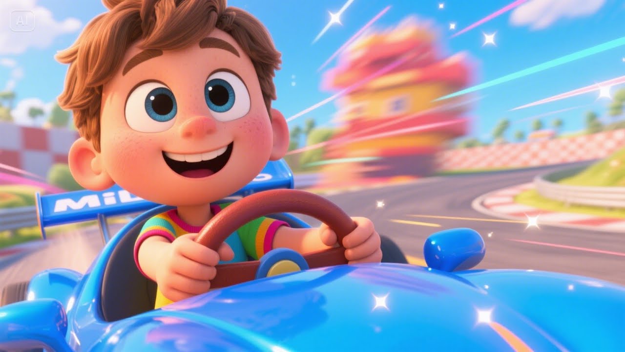 Race Car Zoom — Speed and Fun Ride! | Fast Car Song for Kids | Exciting ...