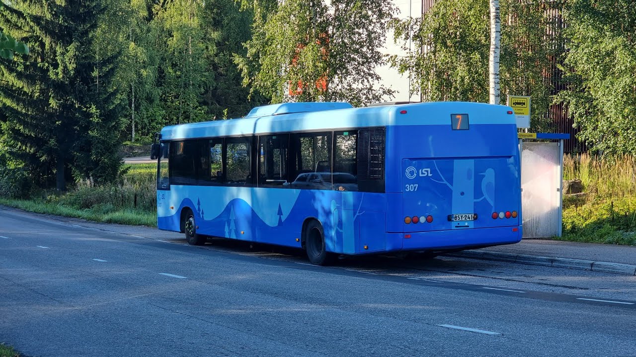 Koiviston Auto Lahti 307 Kabus TC4A4 @ LSL bus line 7 in Lahti, Finland ...