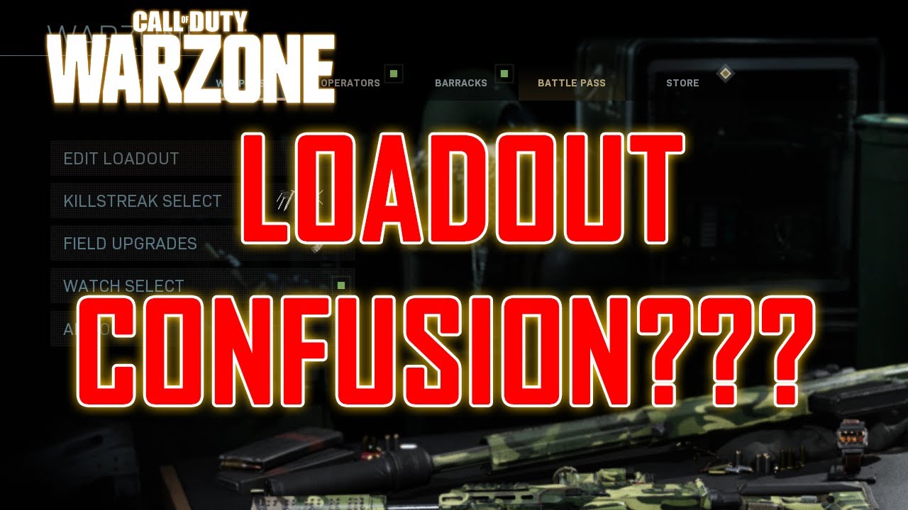 COD Warzone Loadout UI is confusing for new players. Let me help! - YouTube