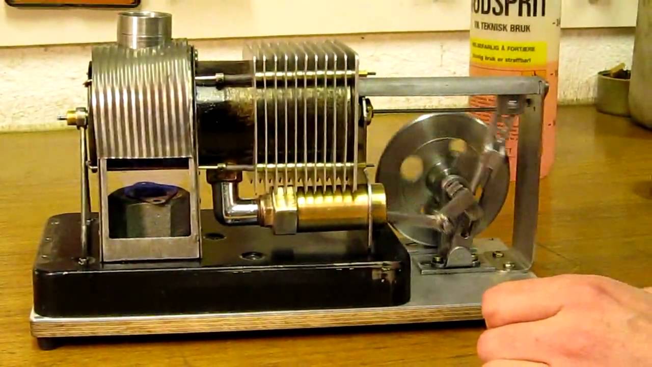 Henry's stirling engine.MOV - YouTube