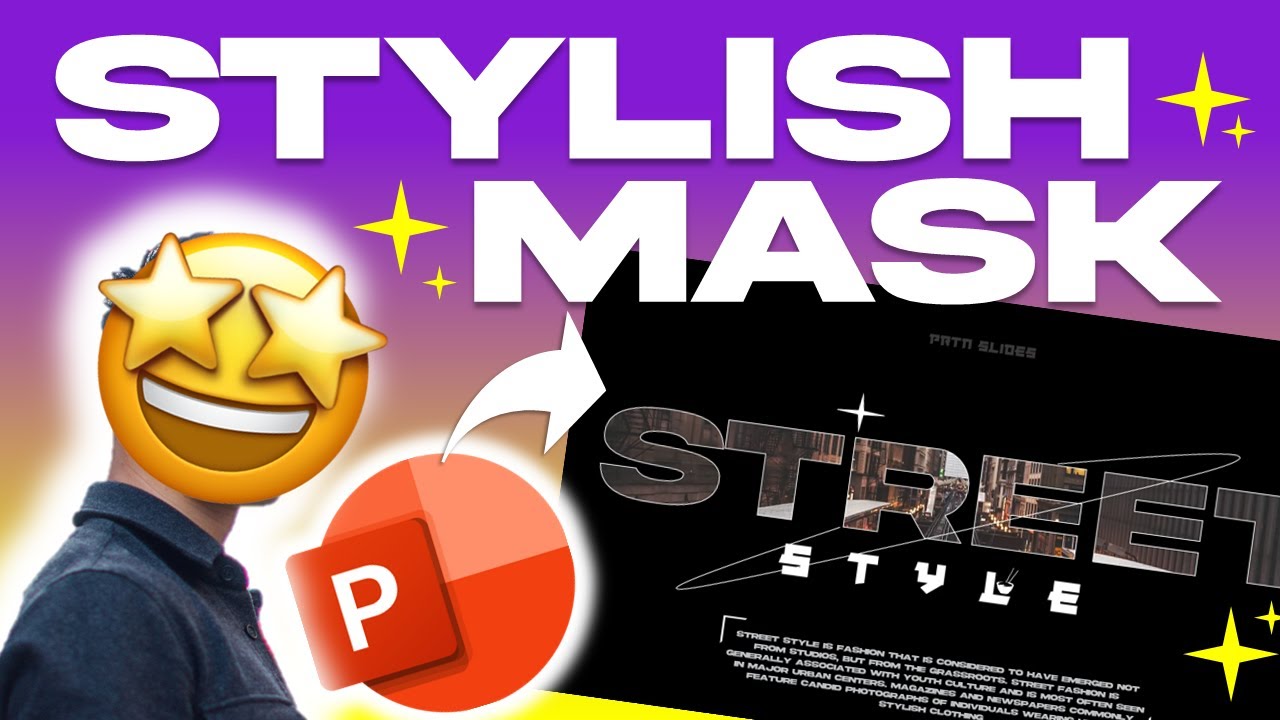 How to create STYLISH MASK using VIDEO to your PRESENTATION 🤯 - YouTube