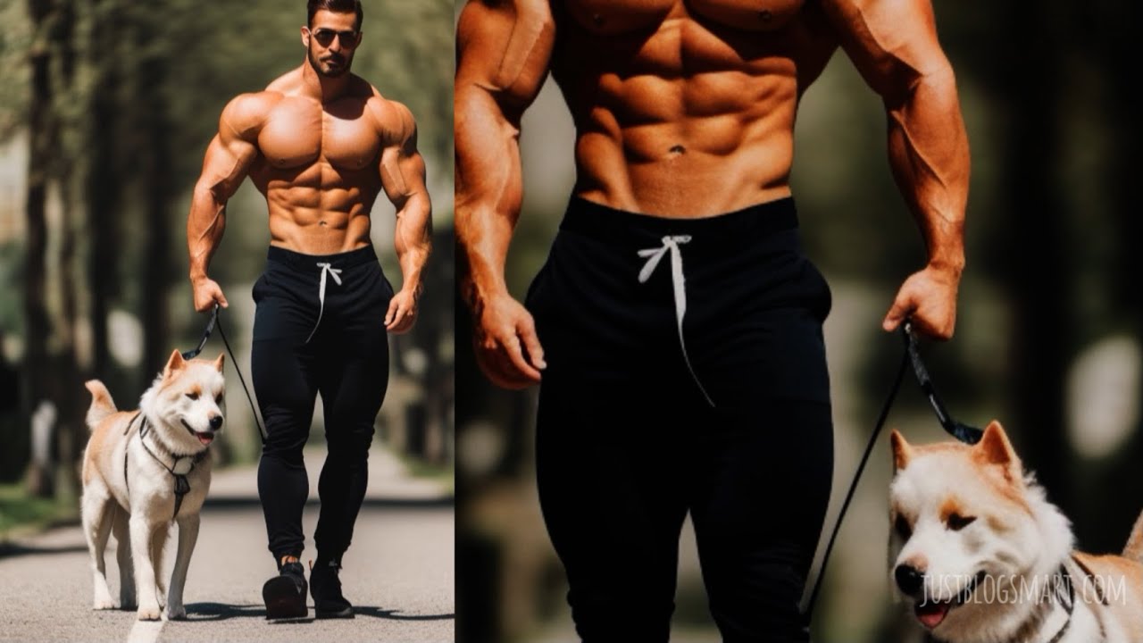 AI mensphysique cute guys in public with handsome alpha muscle abs #29 ...