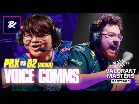VCT Masters Santiago: Paper Rex vs G2 (again) | Voice Comms