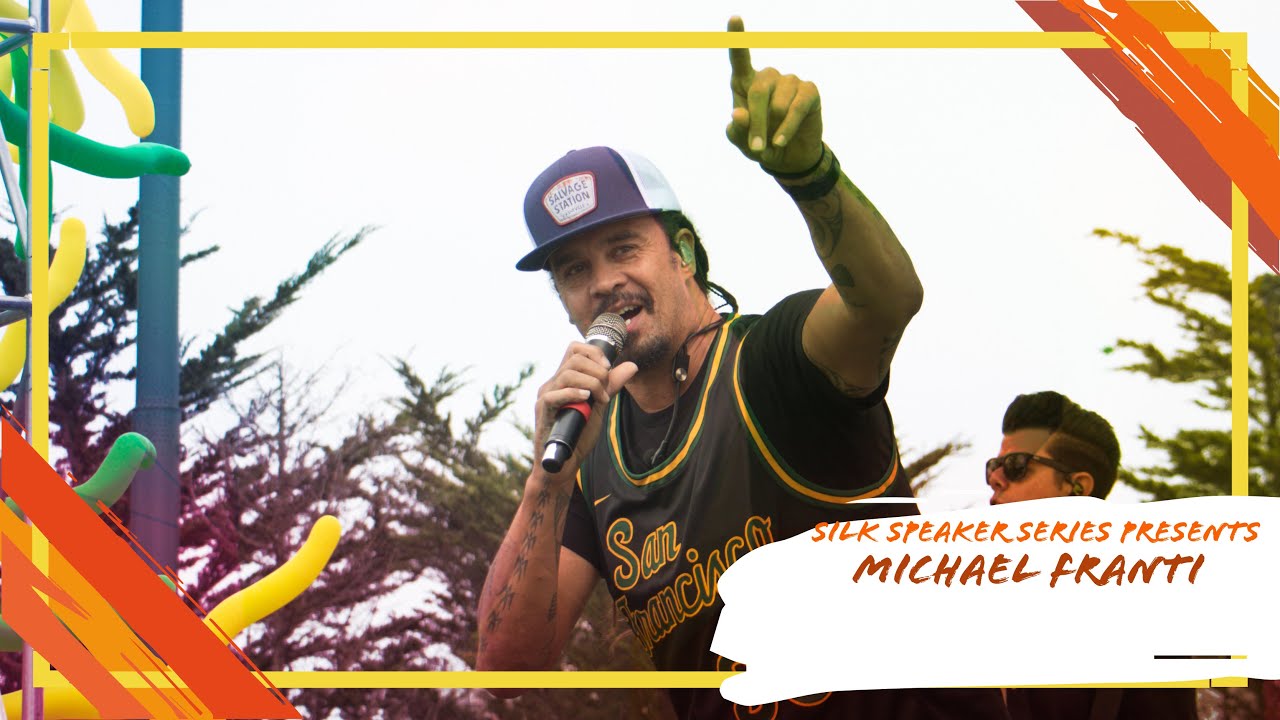 Michael Franti in Concert at the Silk Speaker Series at USF on 9/10/22 ...