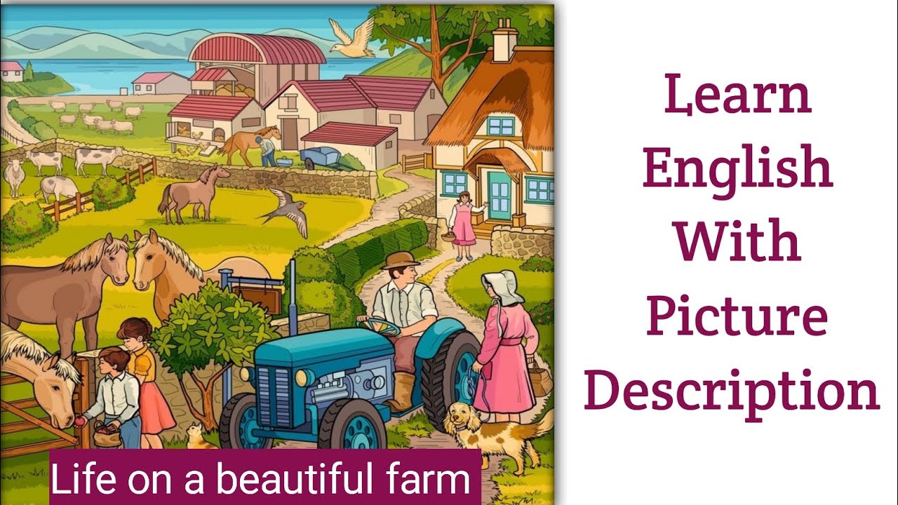 Best Way to learn English | Learn English with Picture Description ...