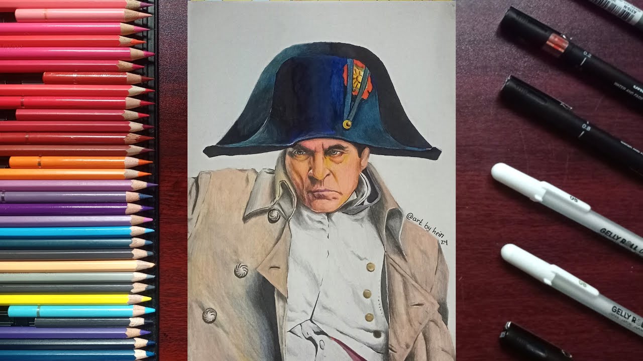 Drawing Napoleon (Joaquin Phoenix) - YouTube