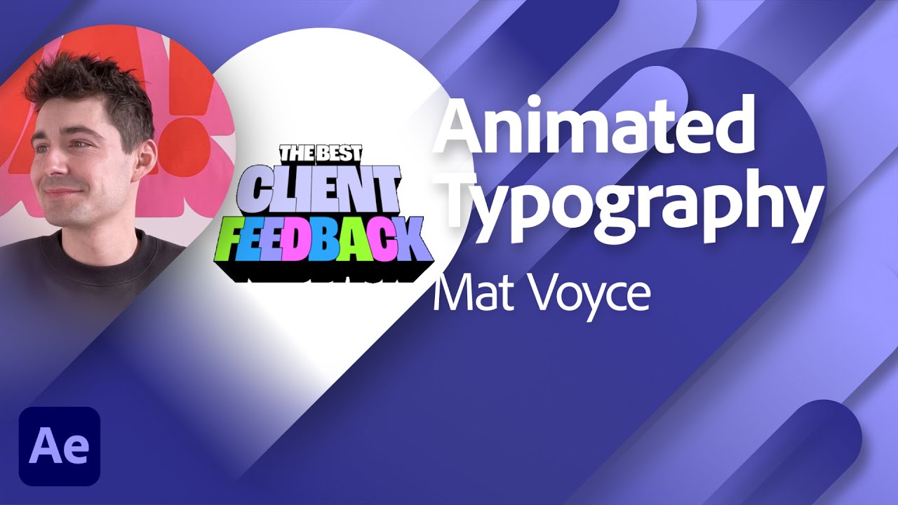 Animated Typography in After Effects with Mat Voyce | Adobe Live - YouTube