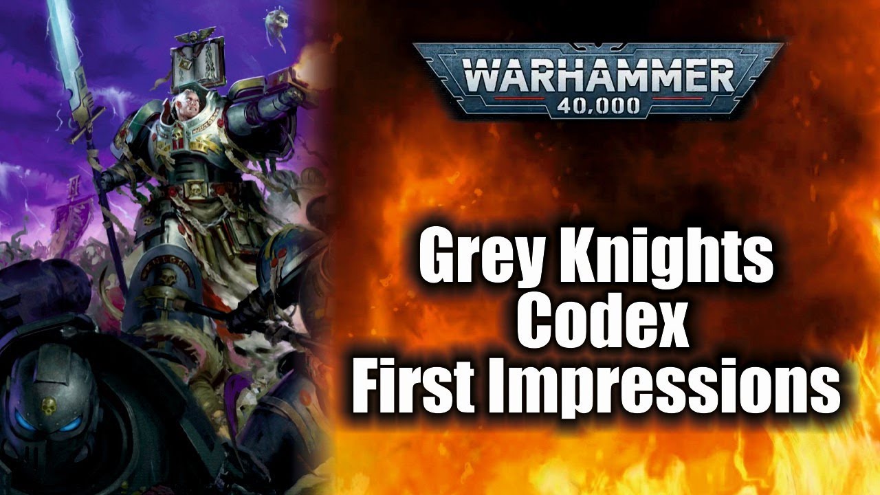 *NEW* Grey Knights 9th Edition Codex - Review - YouTube