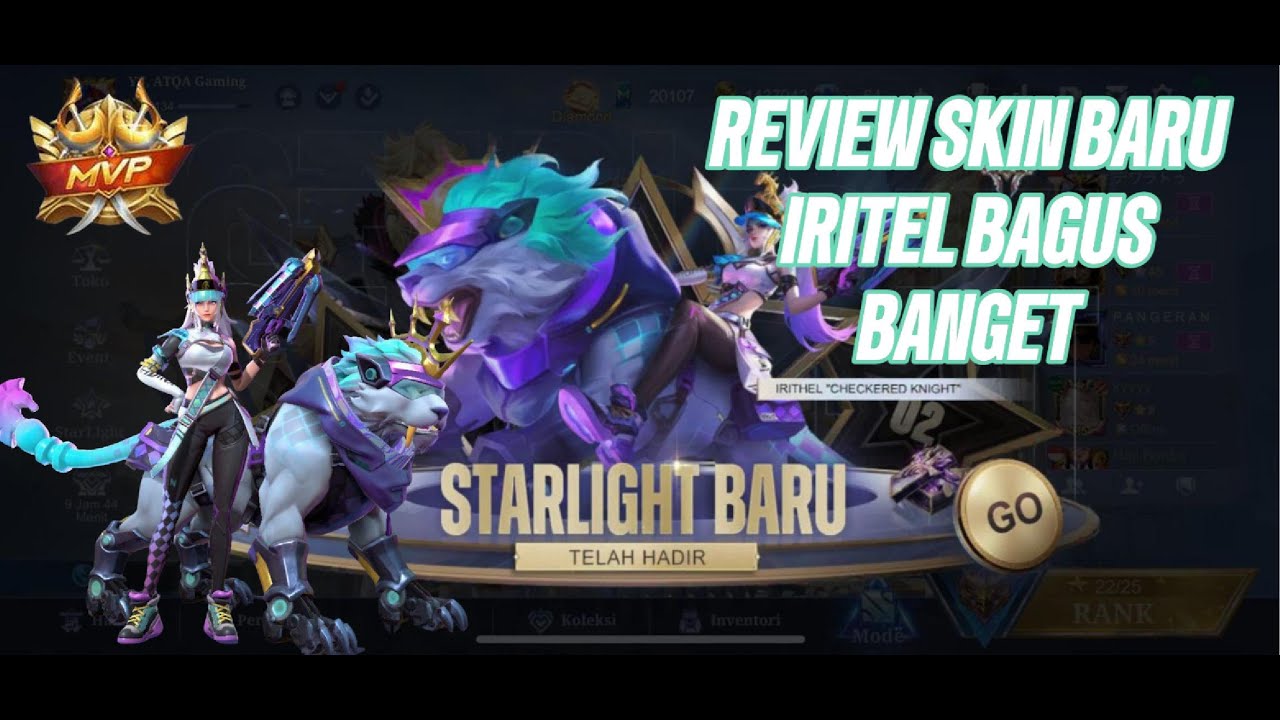 REVIEW SKIN IRITEL STARLIGHT #MLBB - YouTube