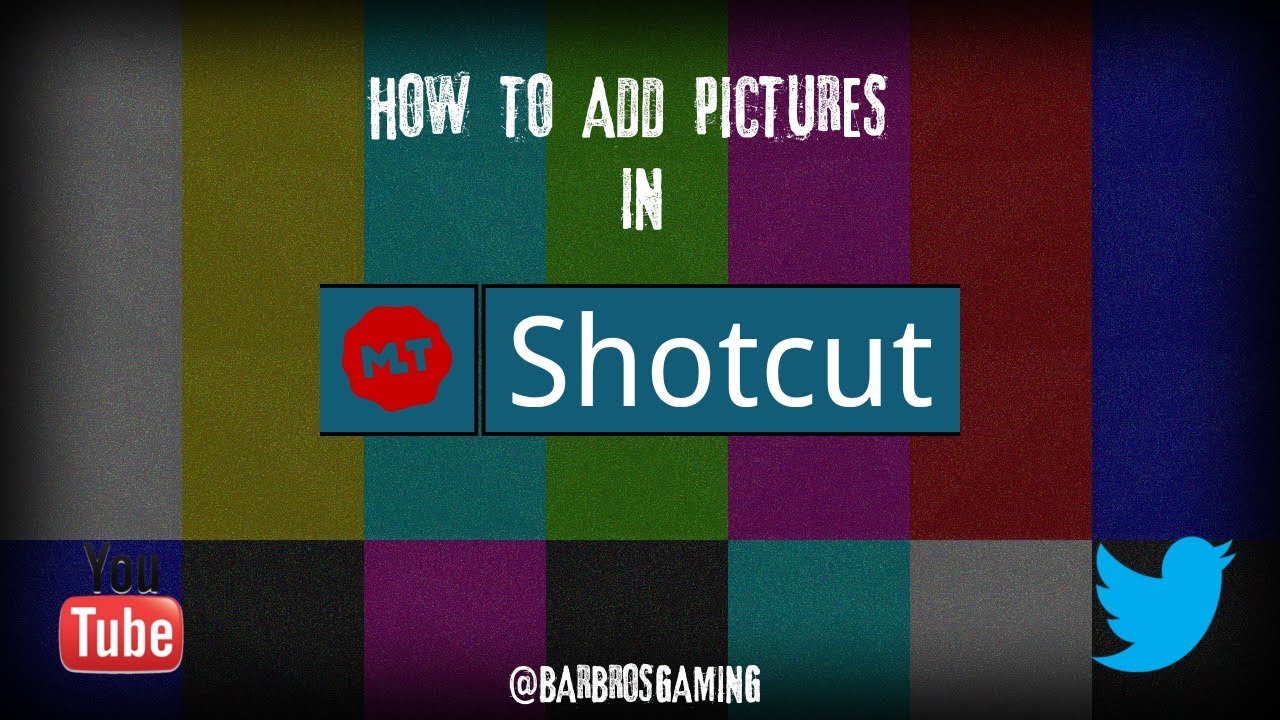 Shotcut: How to Add Pictures - YouTube