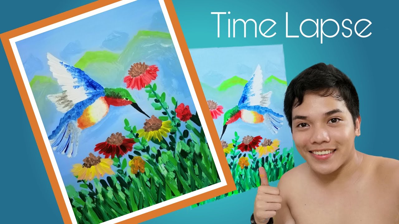 Painting on Canvas -Time Lapse || Unang artwork ni BAYOT!! - YouTube