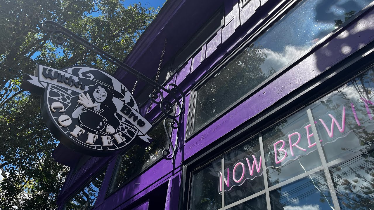 2024 Newly opened Witches Brew coffee shop - YouTube