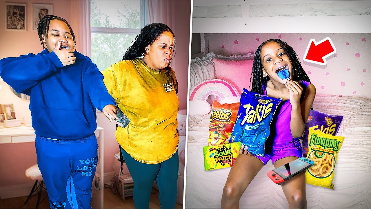 SNEAKY GIRL Caught EATING SNACKS In HER ROOM, She Instantly Regrets It ...