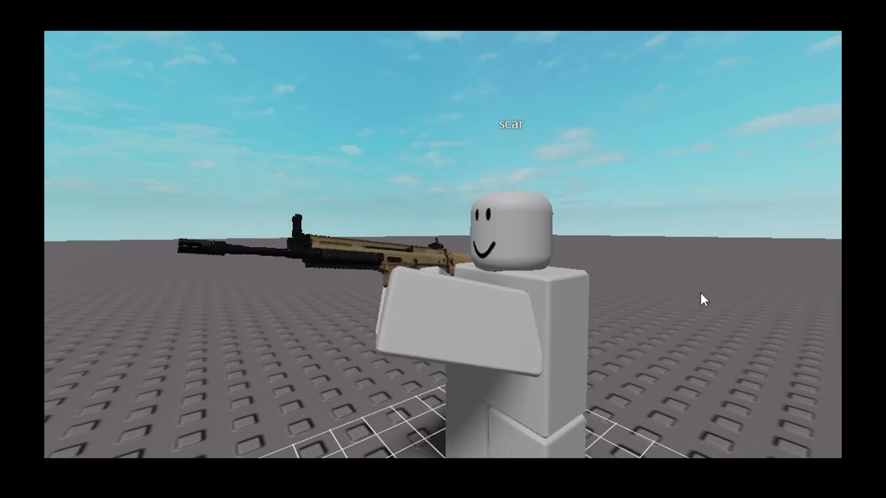 roblox scar reload animation - YouTube