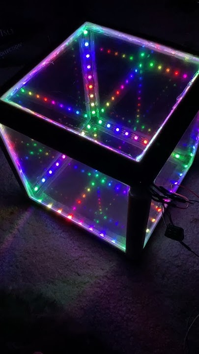 Led infinity cube Arduino project. - YouTube