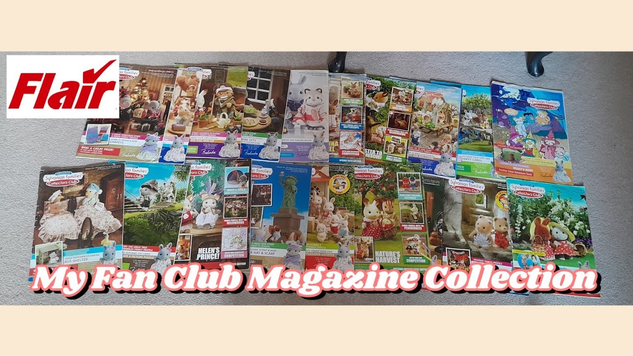 My Fan Club Magazine Collection #sylvanianfamilies #collectors - YouTube