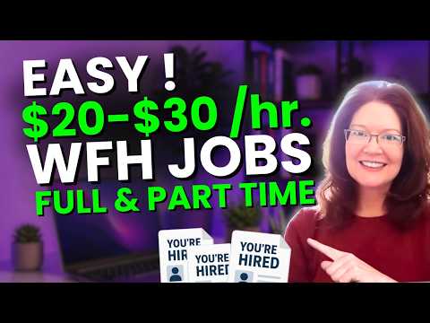 New & Easy Work From Home Jobs Hiring Full & Part Time