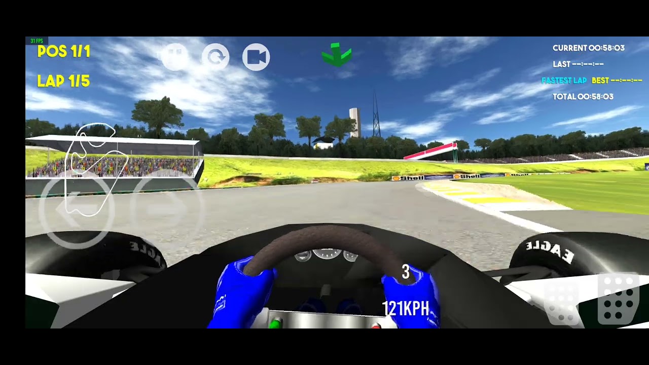 dando uma volta de williams em Interlagos-super pole position pro - YouTube