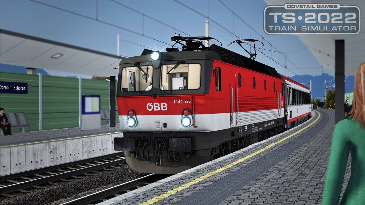 Train Simulator 2022 Three Country Corner route Austria ÖBB 1144 - YouTube