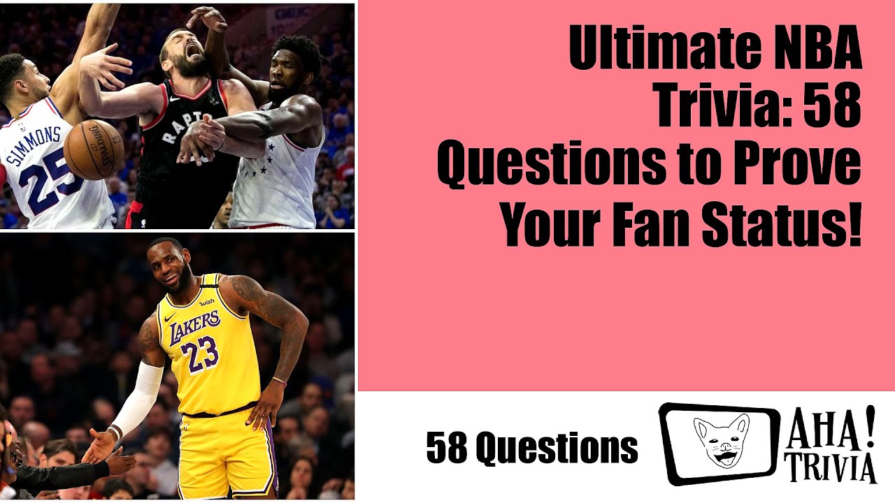 Ultimate NBA Trivia: 58 Questions to Prove Your Fan Status! - YouTube