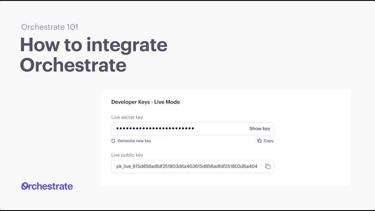 Orchestrate 101: How to integrate Orchestrate - YouTube