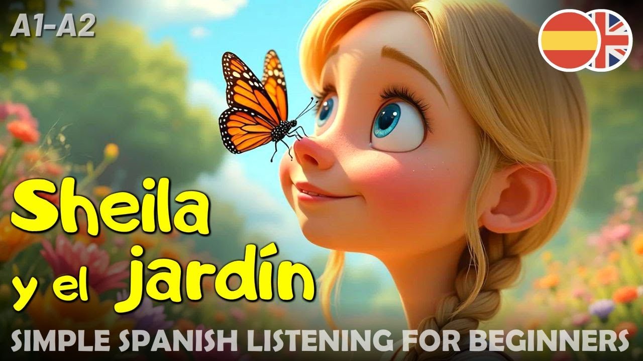 START TO UNDERSTAND Spanish with a Simple Story | Sheila and the Garden ...
