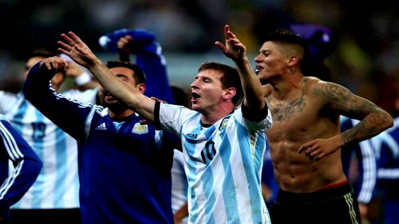 Lionel Messi Celebrating Qualification for World Cup final - Emotional ...