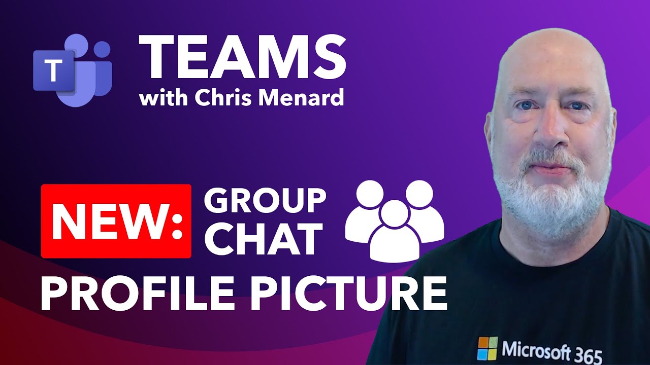 MS Teams NEW feature: Change Group chat Profile Pic - YouTube