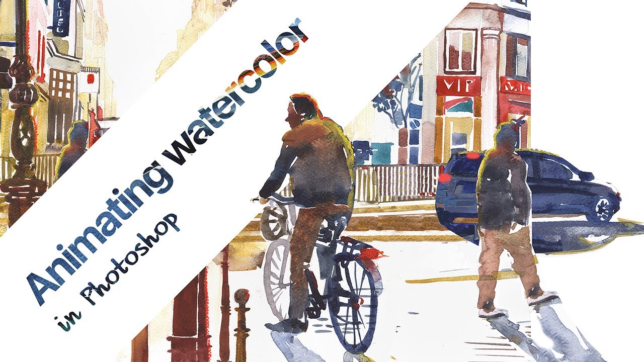 Animating watercolor in Photoshop - YouTube