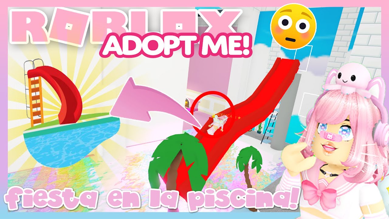 *NUEVO* TOBOGAN/RESBALADILLA GIGANTE PARA LA PISCINA en ADOPT ME! 🌊😍 ...