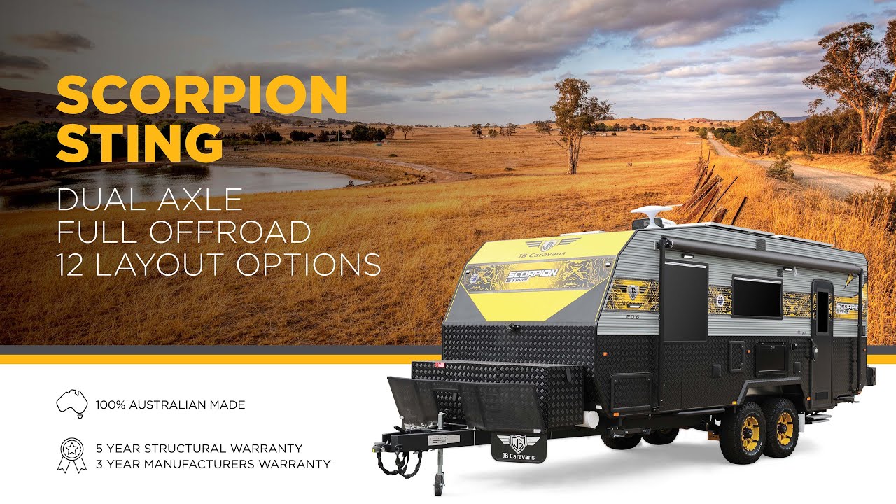 JB Caravans 2024 Scorpion Sting - YouTube