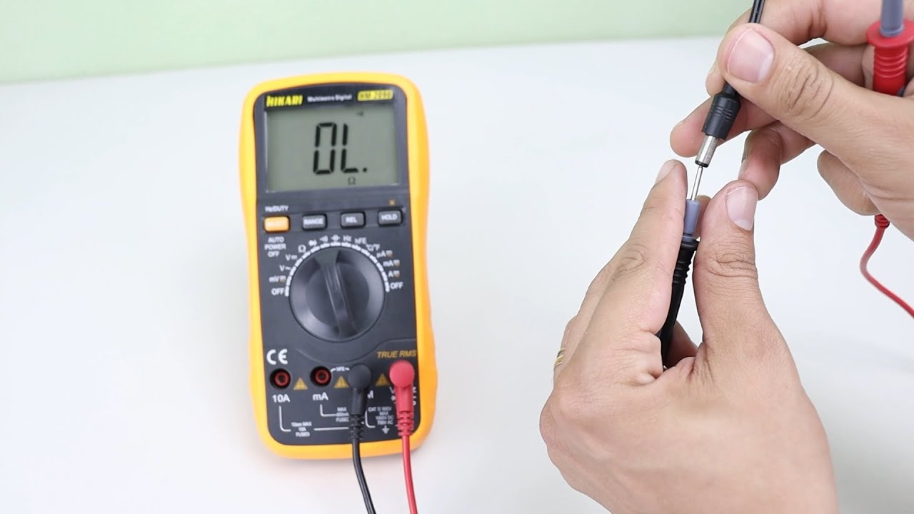 Identificar fios do conector com multímetro - YouTube