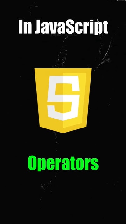 In Javascript operators #shorts #upskill #webdevelopement #programming - YouTube