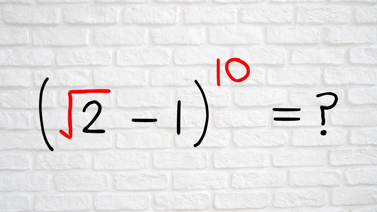 Japanese | A Nice Algebra Simplification | Math Olympiad - YouTube