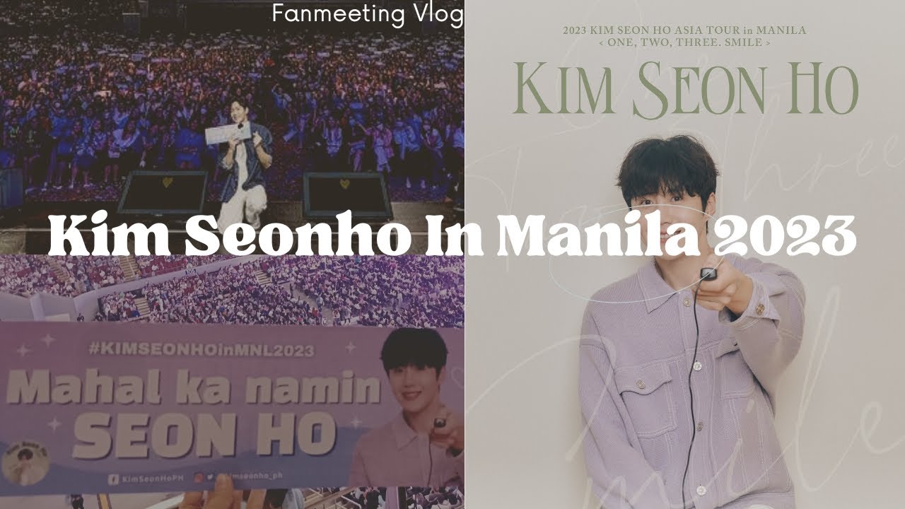 FANMEETING VLOG: One, Two, Three, Smile: Kim Seonho Fanmeeting in ...