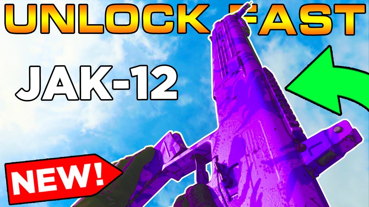 FASTEST WAY To Unlock JAK-12 Shotgun In Modern Warfare & Warzone ...