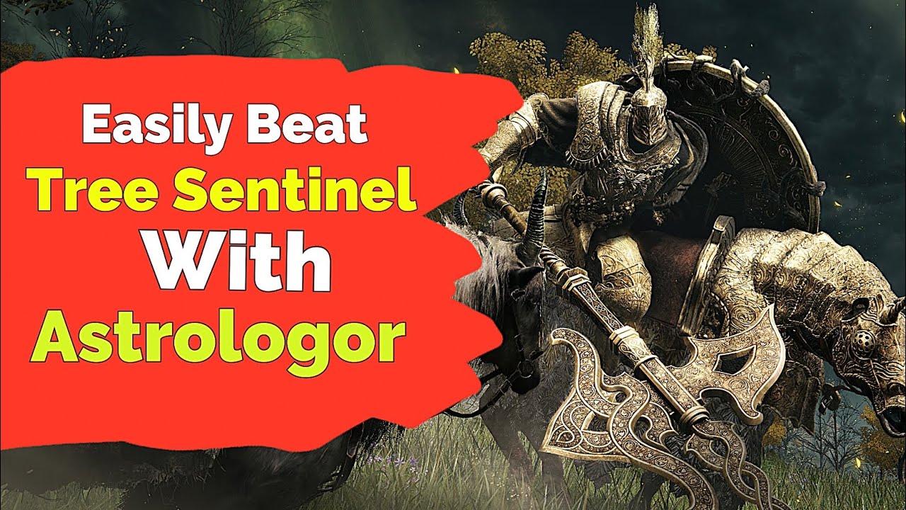 Easily Defeat Tree Sentinel Boss With Astrologer - Elden Ring - YouTube
