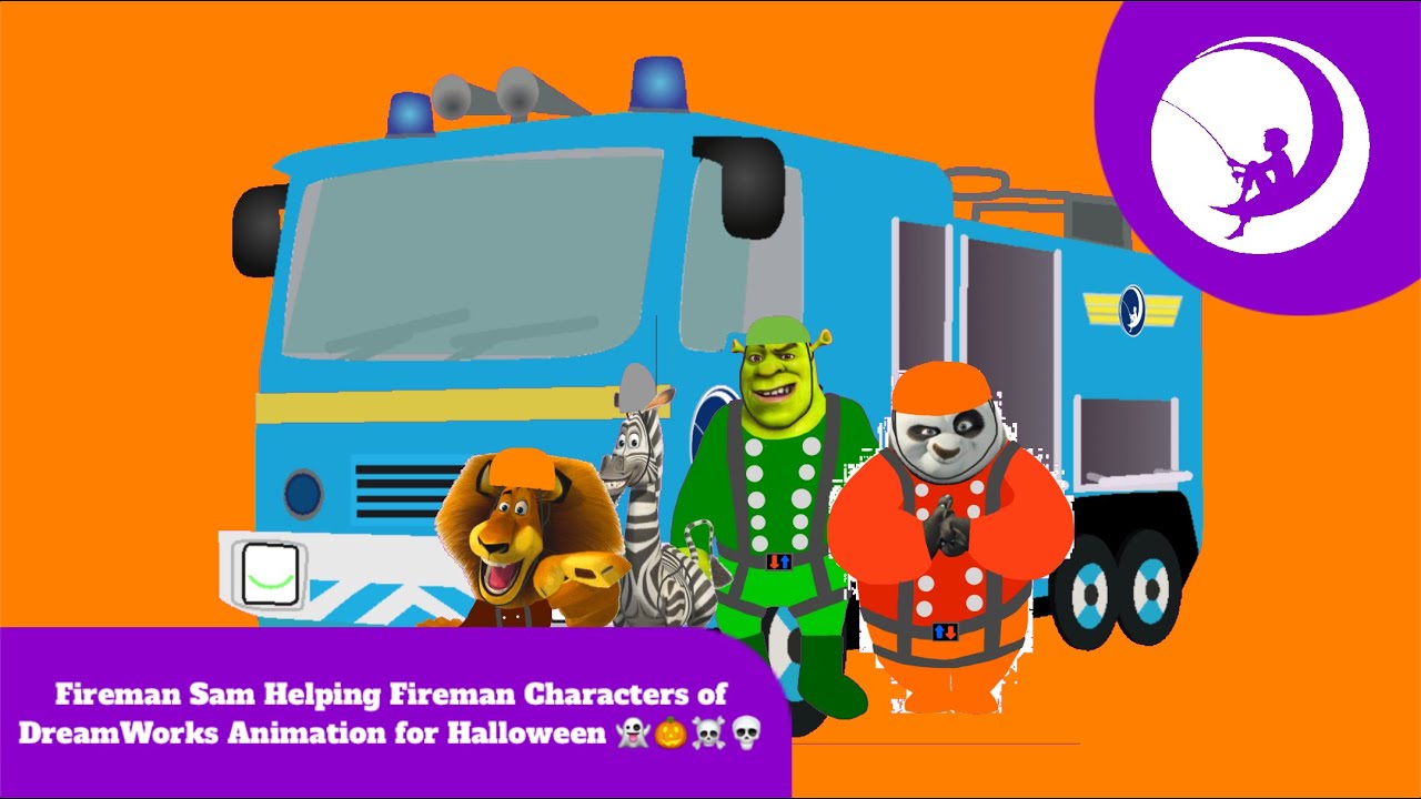 Fireman Sam Helping Fireman Characters of DreamWorks Animation for ...
