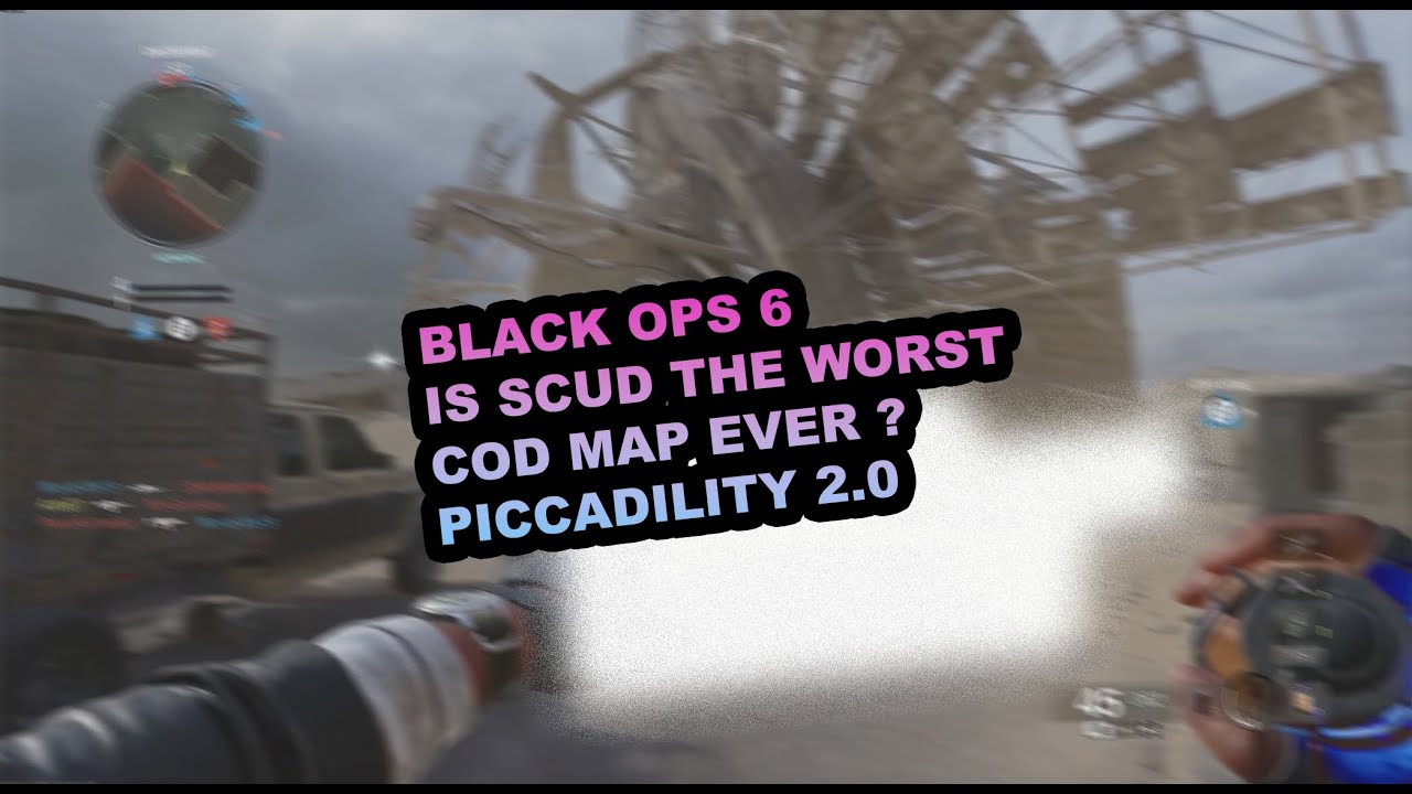 IS THIS THE WORST COD MAP IN HISTORY ? "BLACK OPS 6 SCUD" #blackops6 ...