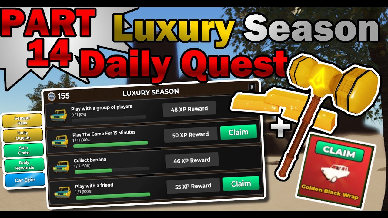 Grinding Luxury Season Pass AND unlocking MAGIC HAMMER on A Dusty Trip ...
