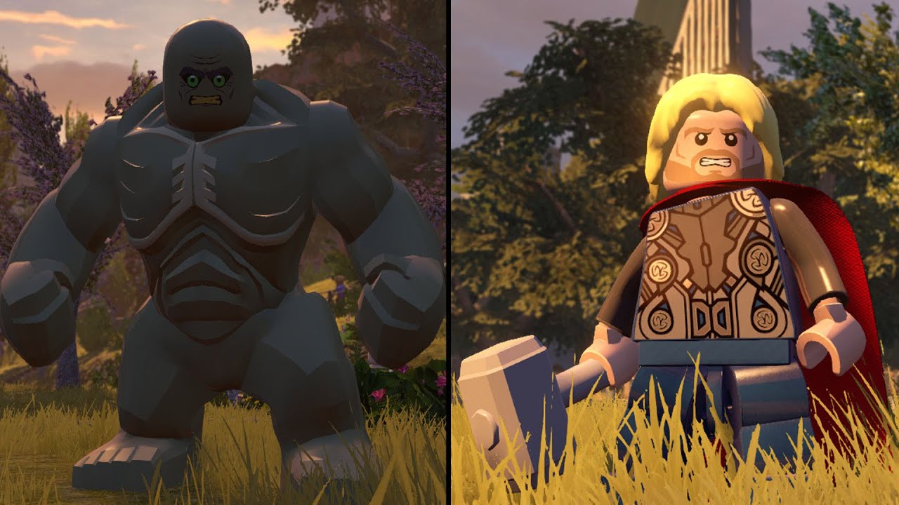 LEGO Marvel's Avengers - Abomination vs Thor - CoOp Fight | Free Roam ...