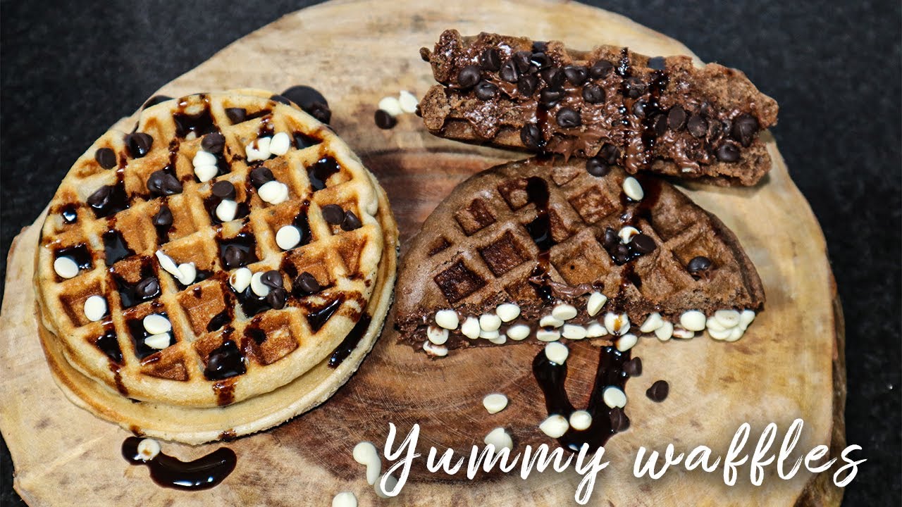 No Egg Waffle Recipe in 5 Minutes | Quick Homemade Waffles 5 Min Waffle ...