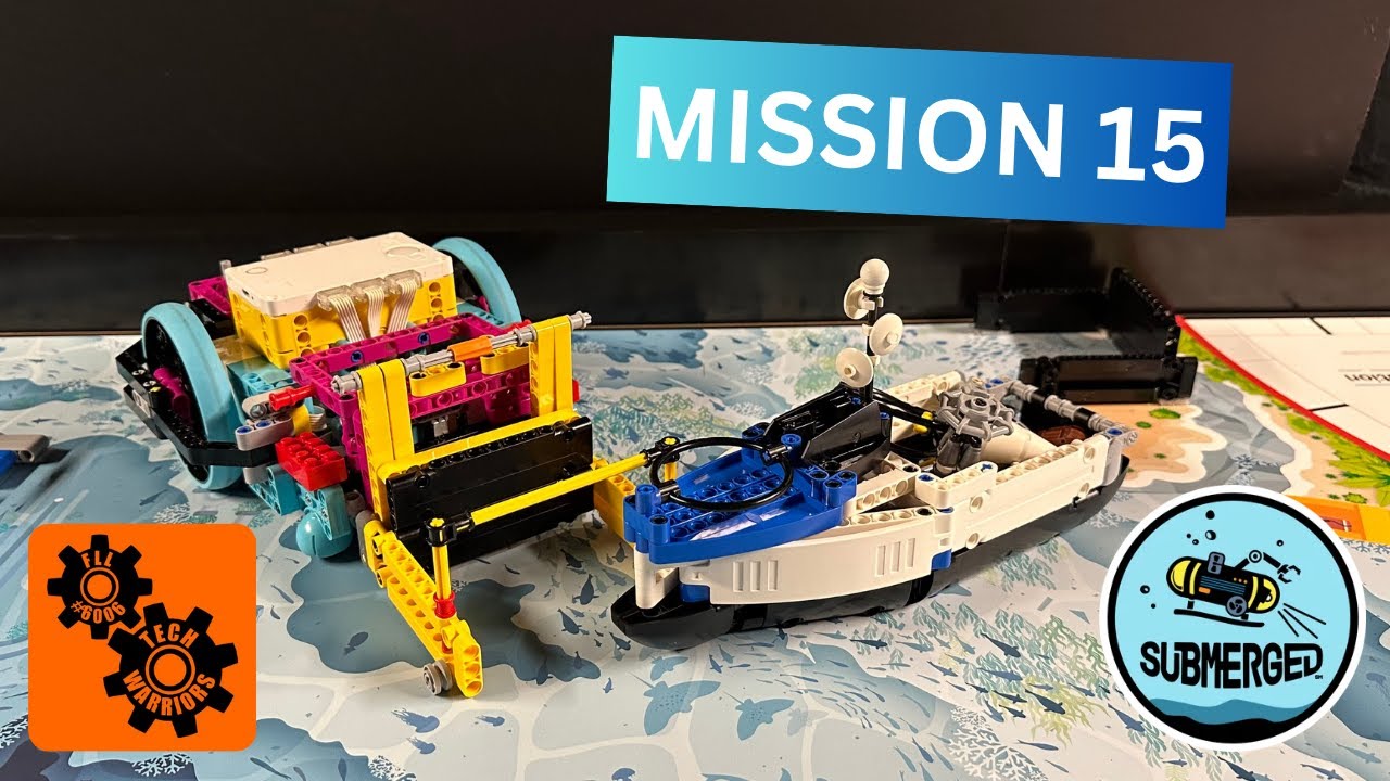 2024-2025 FLL SUBMERGED Mission 15 Research Vessel Solution with Spike ...