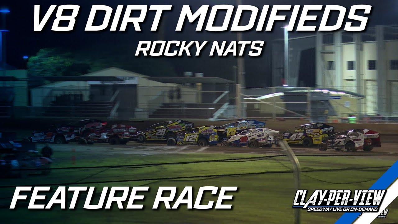 V8 Dirt Modifieds | Rocky Nats - Rockhampton - 4th Apr 2025 | Clay-Per ...
